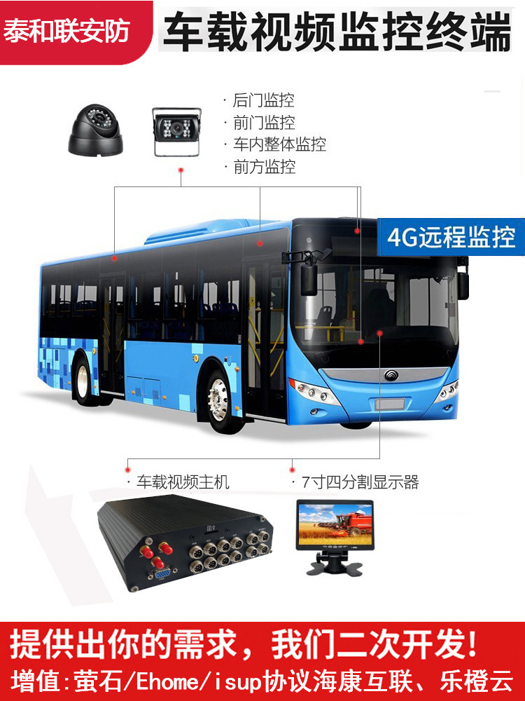 海康600万4G车载硬盘录像机NVR视频监控Ehome/ISUP AE-MD7081-GJ_虎窝淘