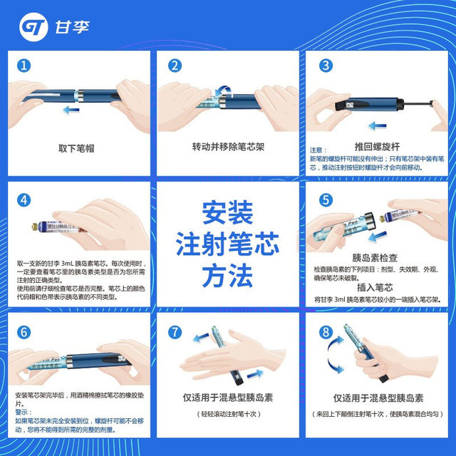 Gan Li Xiulin Pen Chang Xiulin Sub -Linxin insulin injection pen 3ml ...