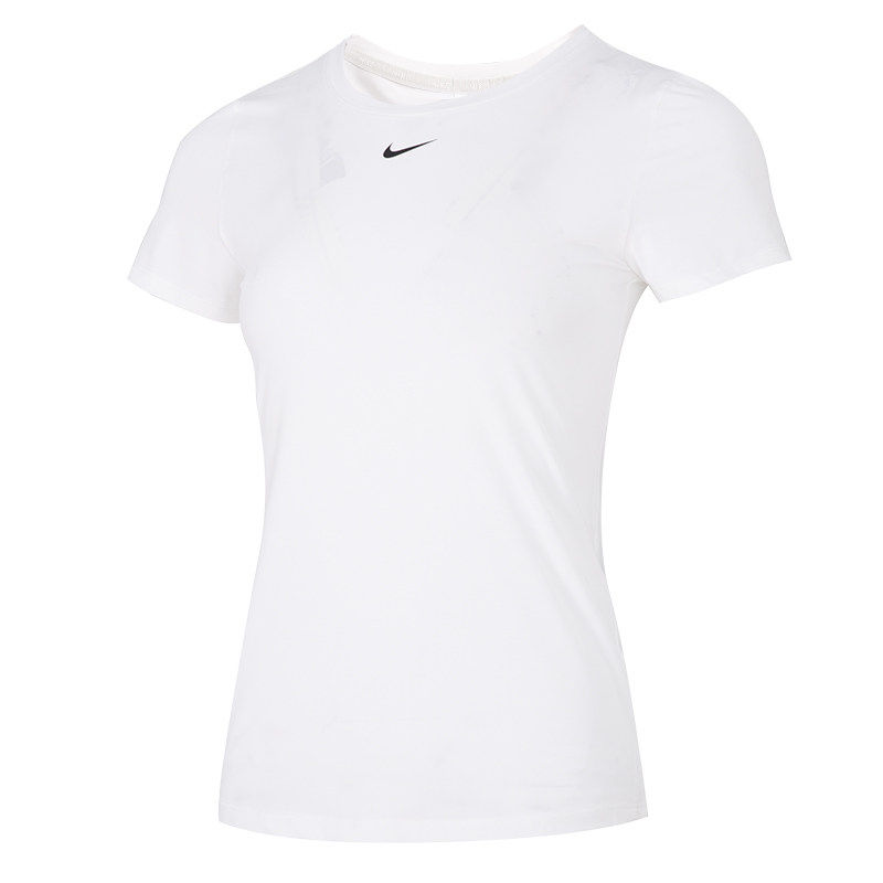 NIKE耐克短袖女装2023夏季款跑步健身透气圆领运动T恤 DD0627-100_虎窝淘