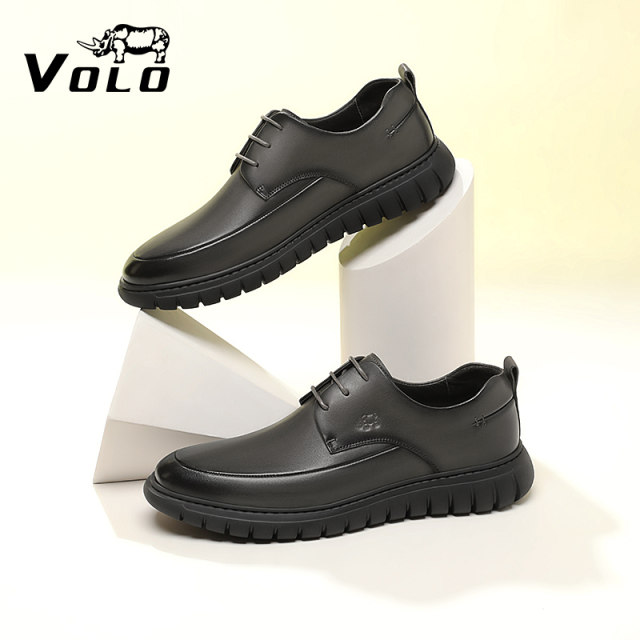 VOLO/Rhinoceros casual leather shoes men's leather shoes genuine ...