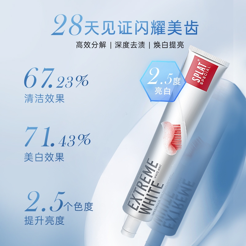 俄罗斯SPLAT斯普雷特去黄去口臭美白抗敏牙膏成人官方旗舰店正品_虎窝淘