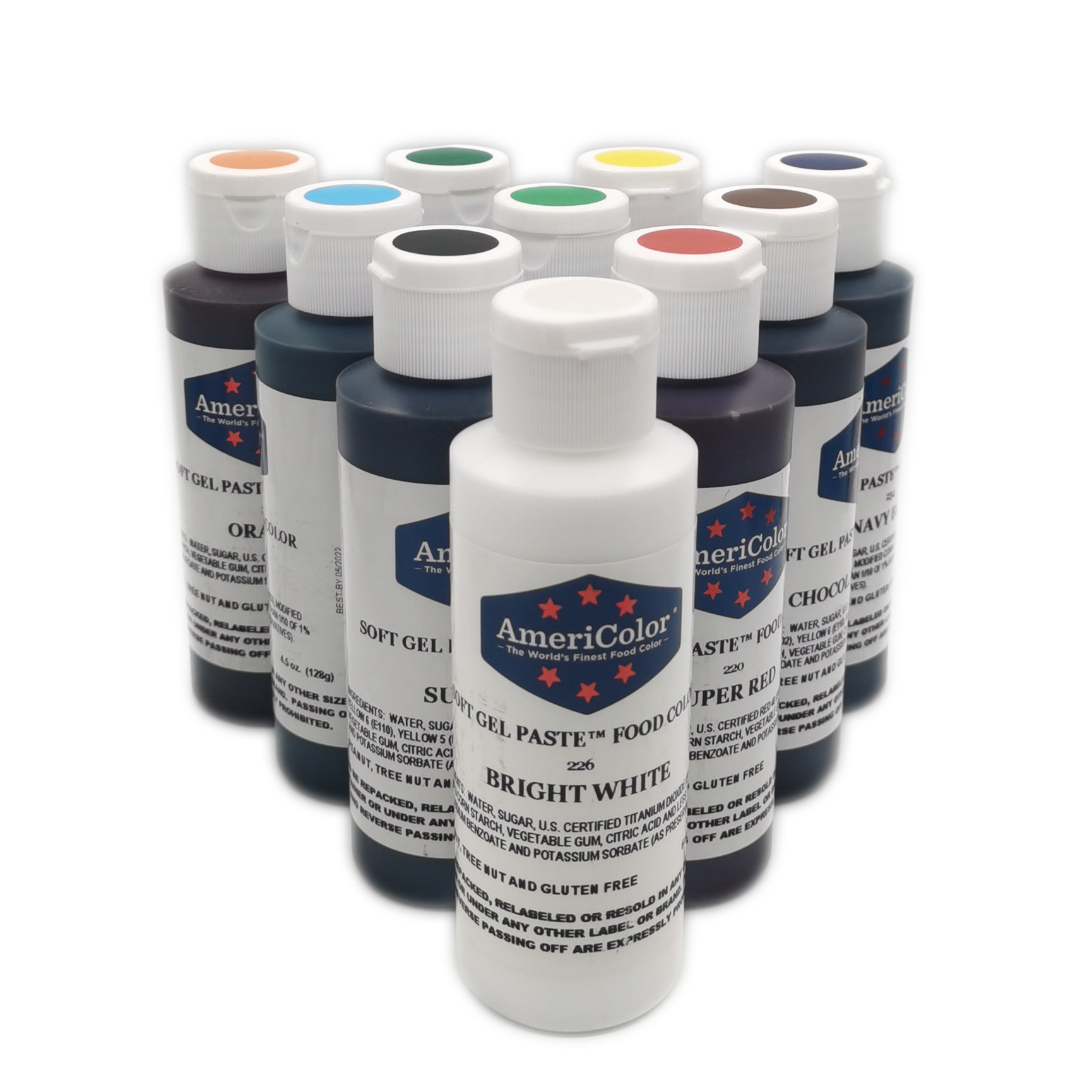 美国进口Americolor食用色膏ac色素烘焙翻糖奶油蛋糕裱花色素128g_虎窝淘