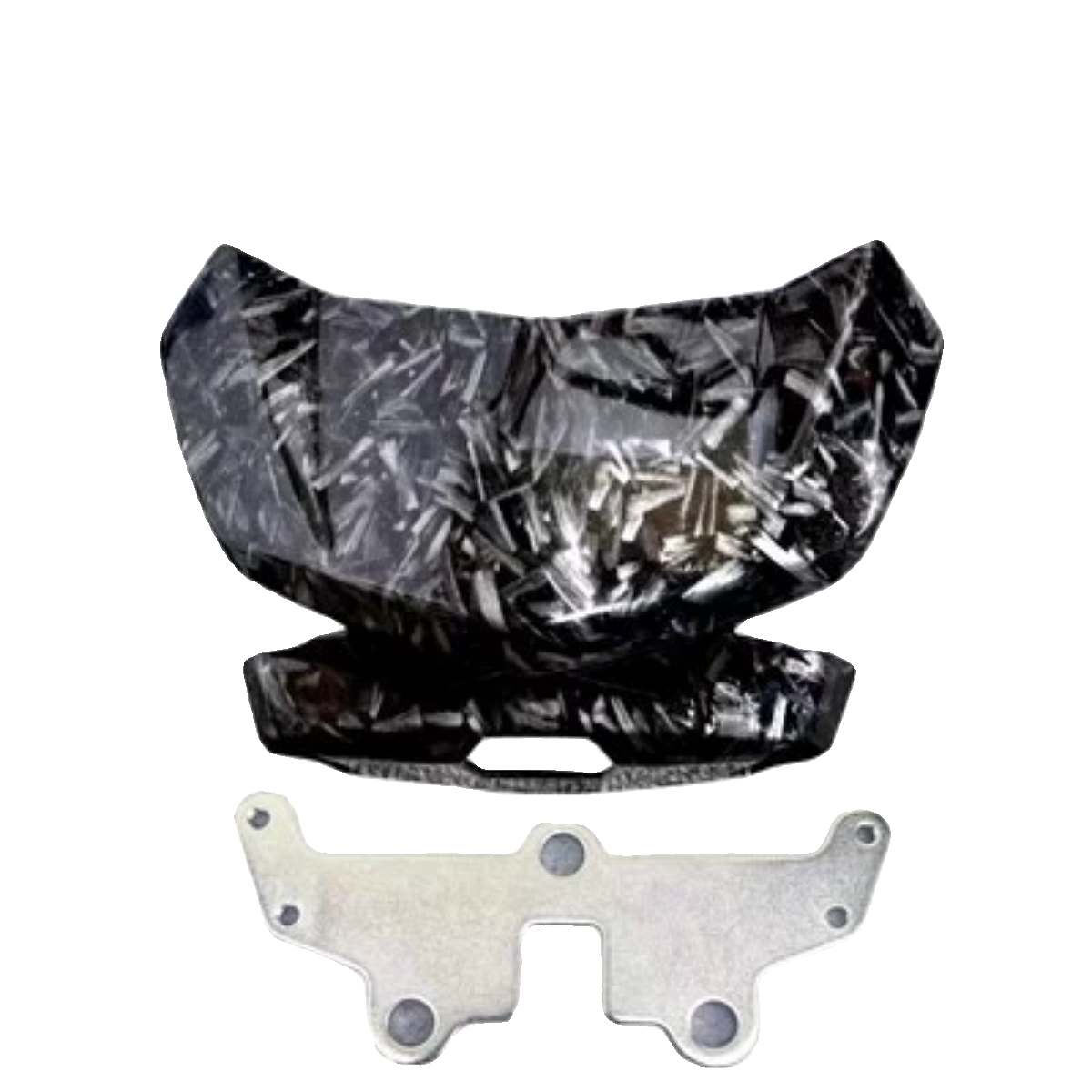 电车大金牛小牛U+B仪表挡风罩N1改装NIU+导流罩force碳纤维挡风板_虎窝淘