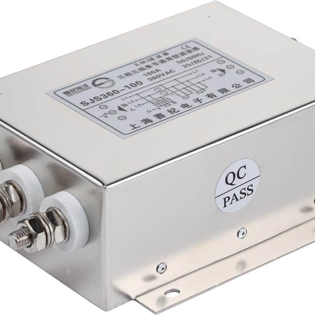 Saike EMI three -phase AC power filter 380V anti -interference 220 ...