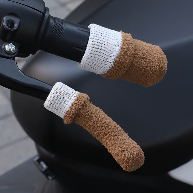 Electric car handle handlebar handlebar handlebar plus velvet thickened ...