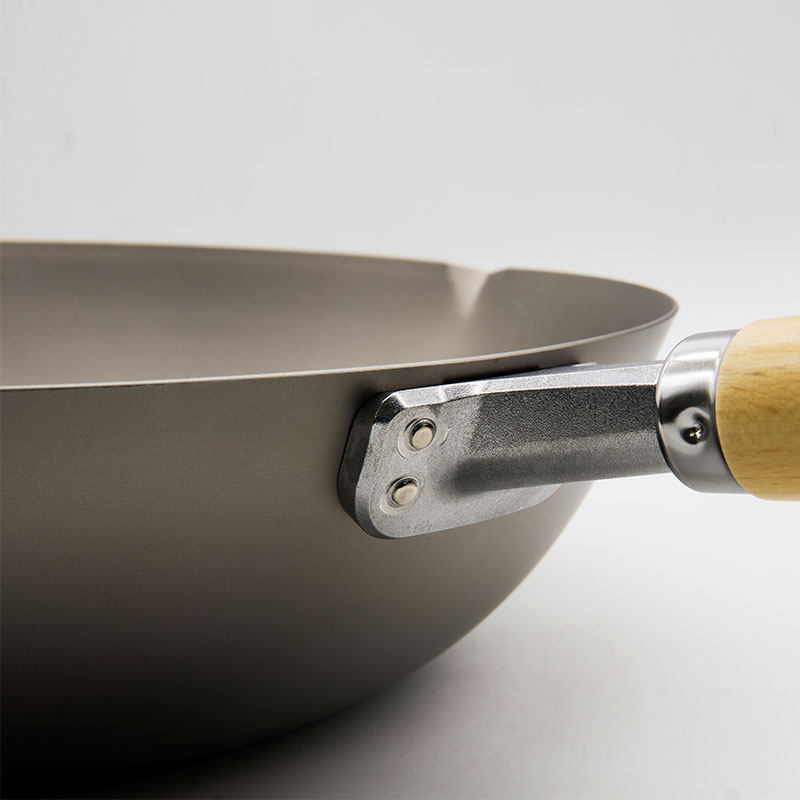 日本COOK-PAL原装进口纯钛锅吉川炒锅涂层燃气灶平底炒菜炒锅