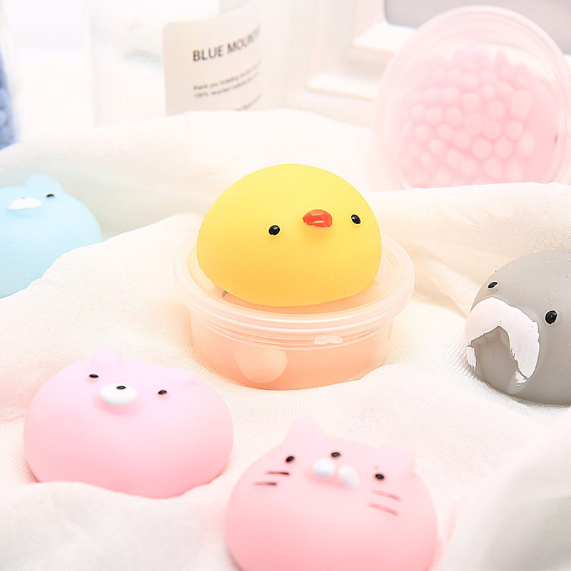 24pcs Squishy Toy Cute Animal Antistress Ball Mochi Toy_虎窝淘