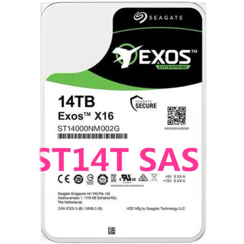 原装ST14000NM002G ST14TB SAS 7200转256M企业级服务器14T硬盘_虎窝淘