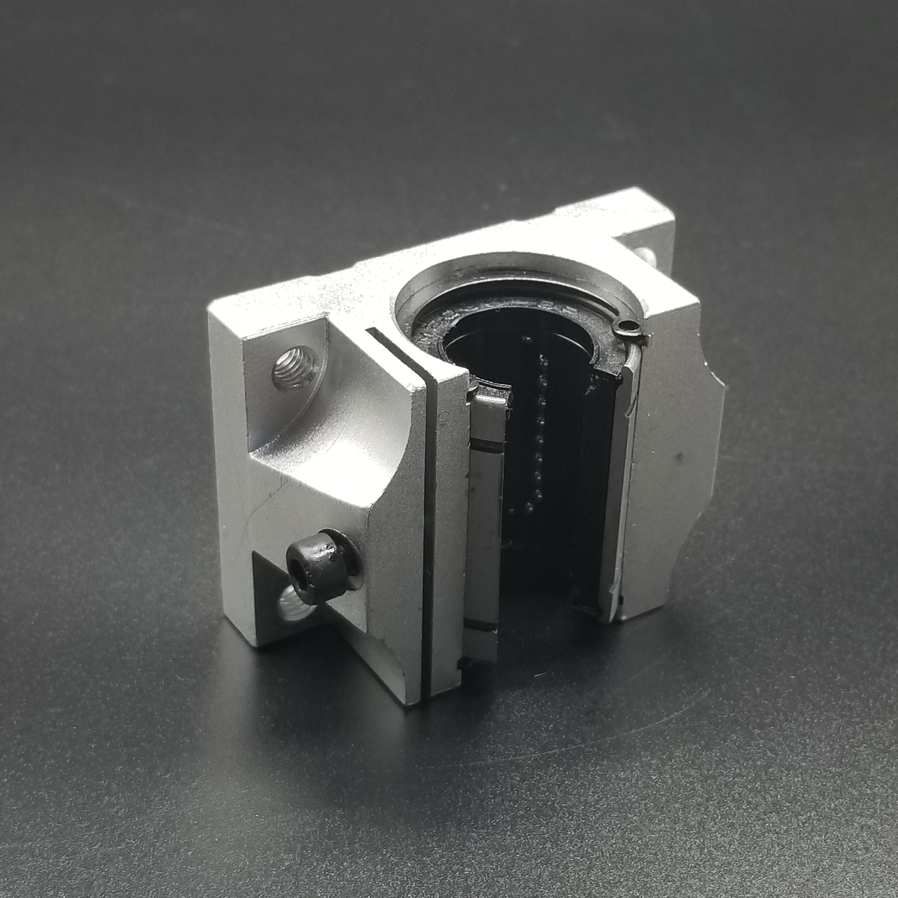 TBR滑块直线轴承滑块加长直线法兰轴承电镀直线铝滑块TBR20 25UU_虎窝淘