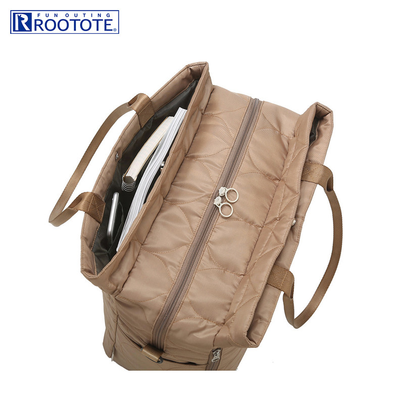 ROOTOTE日本托特包 2023春夏单肩包手提包出差旅游大容量 3402_虎窝淘