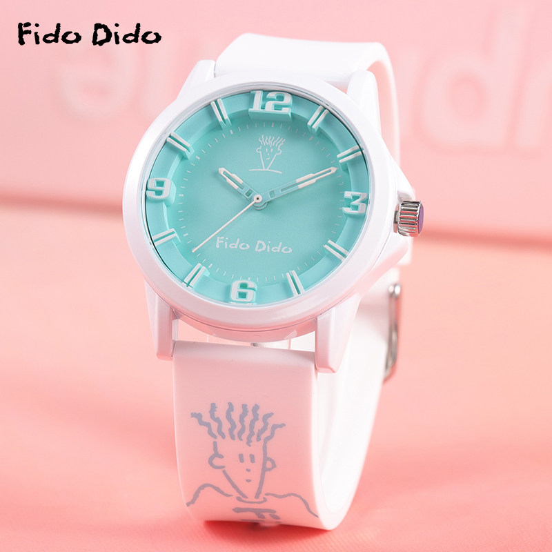 fidodido菲都狄都手表女多巴胺简约百搭潮流学生情侣腕表女正品_虎窝淘