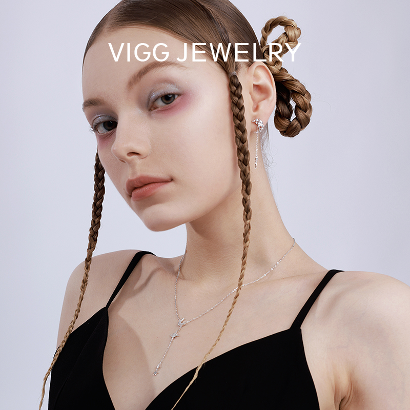 VIGG漫步银河项链套链轻奢小众设计高级感2022年新款潮_虎窝淘