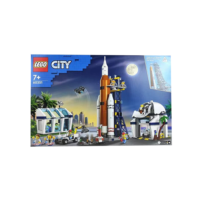 正品现货LEGO乐高城市系列60351火箭发射中心益智积木高端玩具_虎窝淘