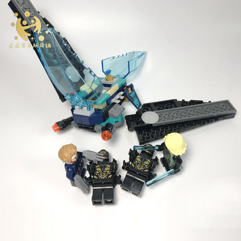 乐高超级英雄系列76101先驱者号运输船攻击复仇者联盟3积木玩具_虎窝淘