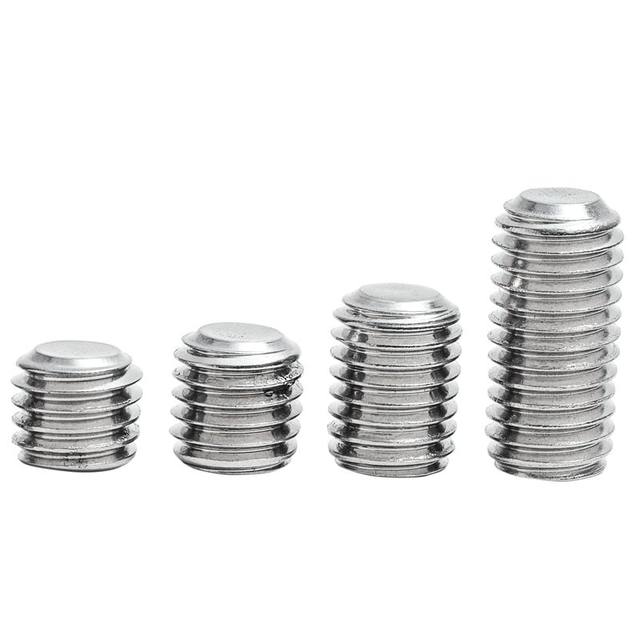 304 stainless steel fine teeth tightly screwless inner hexagonal screw ...