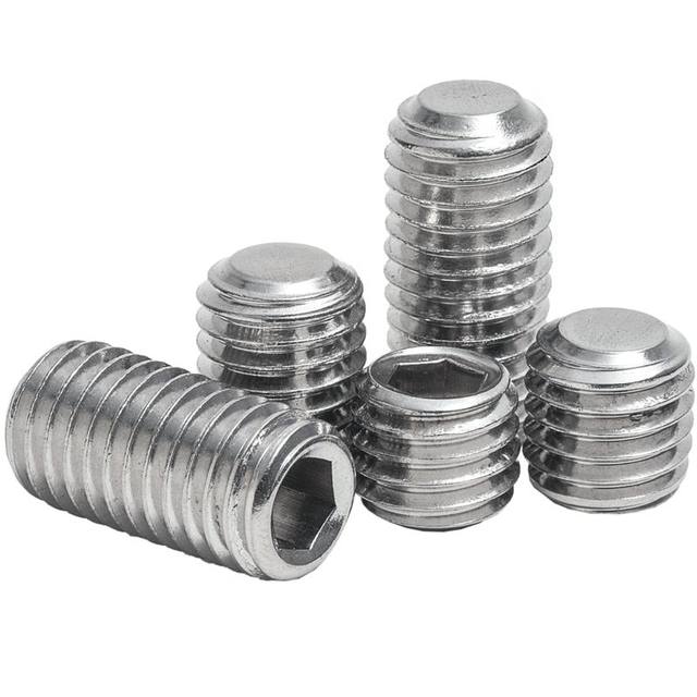 304 stainless steel fine teeth tightly screwless inner hexagonal screw ...