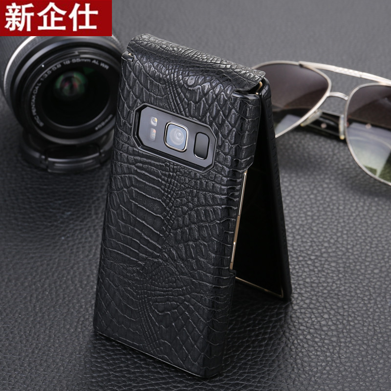 金立W909手机套三星W2019手机壳W2018皮套W2017真皮W2016腰挂包套_虎窝淘