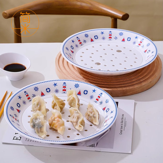 New dumpling tray drain double-layer plate for household dumplings ...