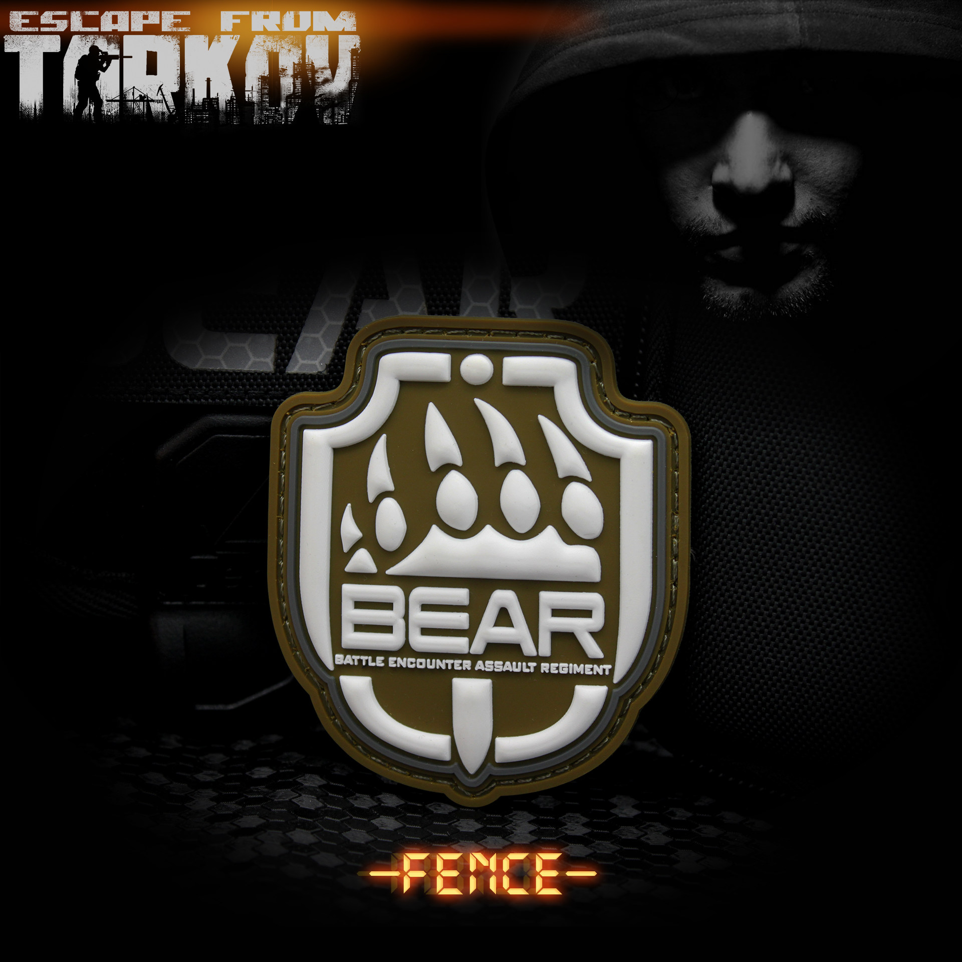 包邮爬离塔科夫周边 TerraGroup徽章 BEAR USEC阵营软胶臂章_虎窝淘