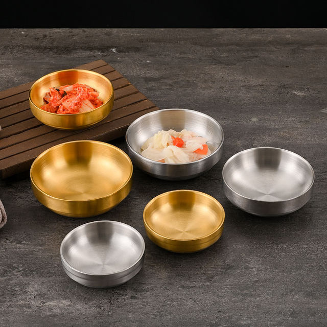 304 Stainless Steel Korean Sauce Disc Rice Rice Golden Kimchi Disc ...