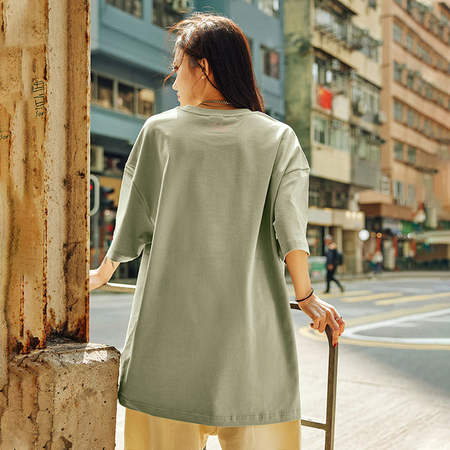 Nuthink large size street fashion brand letters national trend short ...