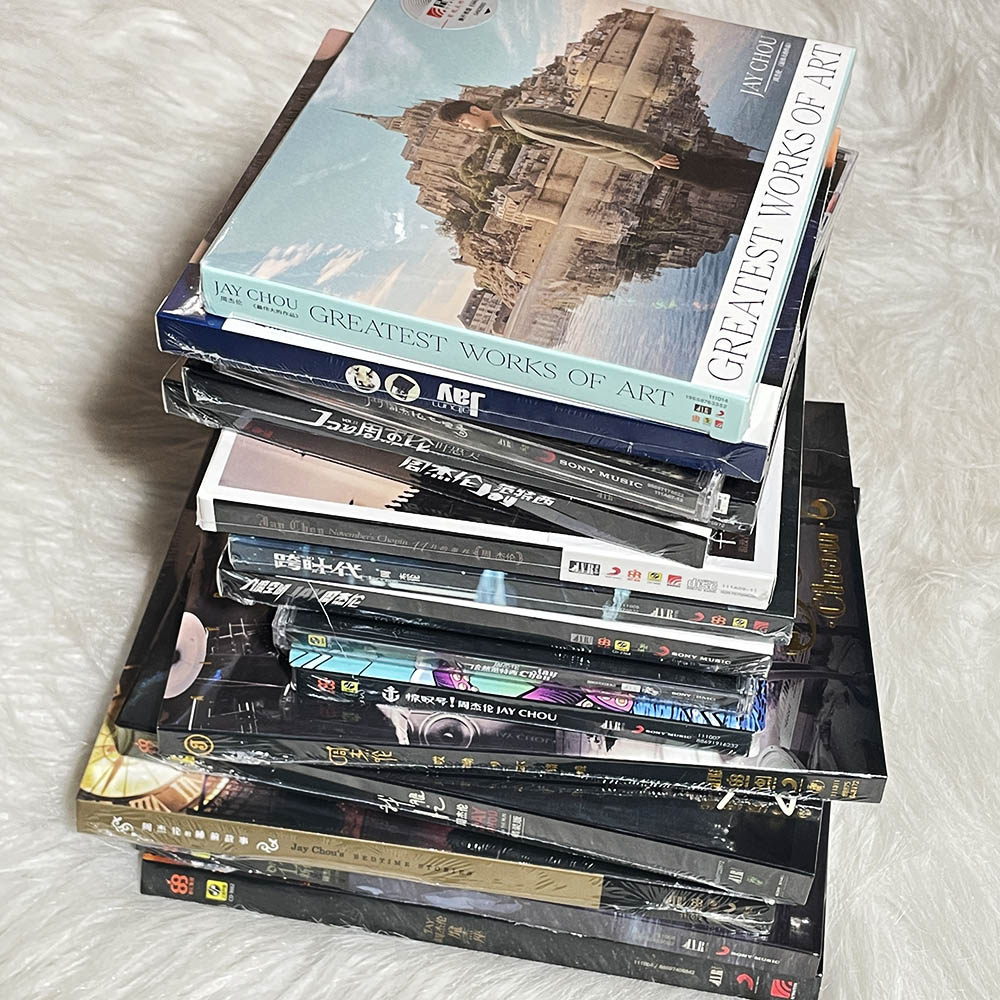 JAY周杰伦专辑正版全套15张珍藏CD范特西/七里香/叶惠美/八度空间_虎窝淘