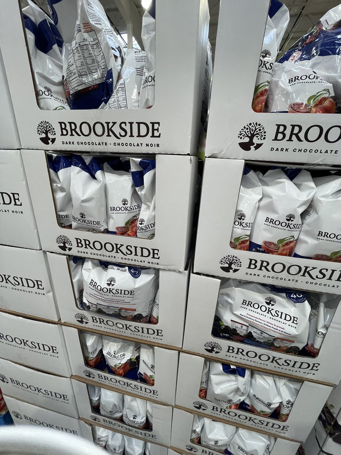 加拿大 Brookside蓝莓和覆盆子枸杞黑巧克力豆40x20g融化不赔_虎窝淘