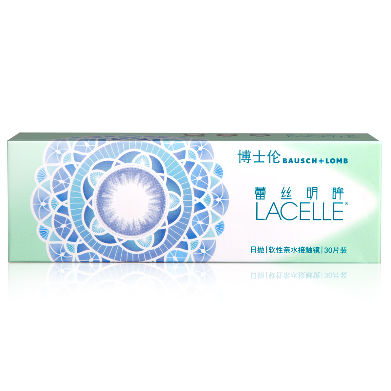 韩国博士伦美瞳日抛大小直径30片蕾丝明眸Crystal韩国网红款正品_虎窝淘