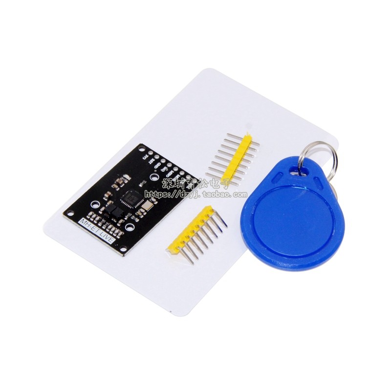 RC522 迷你版RFID射频 IC卡感应读写刷卡模块 小尺寸 13.56MHZ_虎窝淘