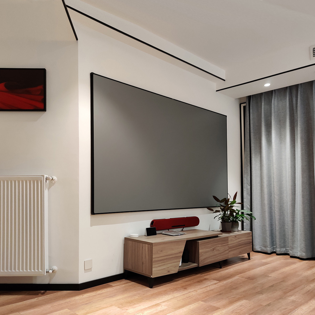 VCCG投影幕布100寸120画框4k超高清家用投影仪幕布菲涅尔抗光屏幕_虎窝淘