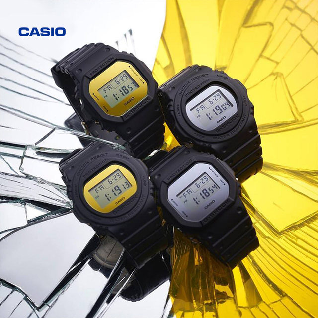 Casio flagship store trendy watch men's small square