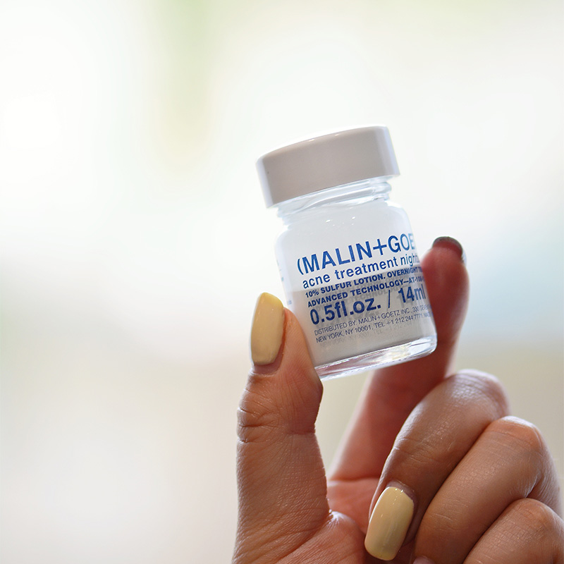 现货马林狗子祛痘精华夜间malin+goetz马琳去痘malingoetz_虎窝淘