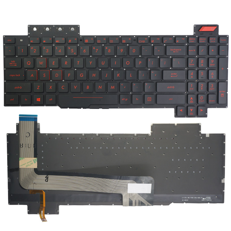 适用于华硕ROG FX63 FX63VD fX503VD ZX63V ZX63VE GL503VM键盘_虎窝淘