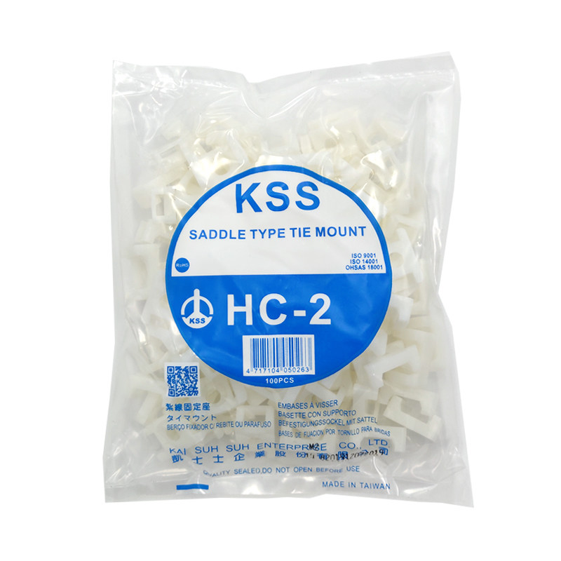 KSS扎带固定座HC-2原装正品凯士士马鞍形固定座 KSS扎带固定座_虎窝淘
