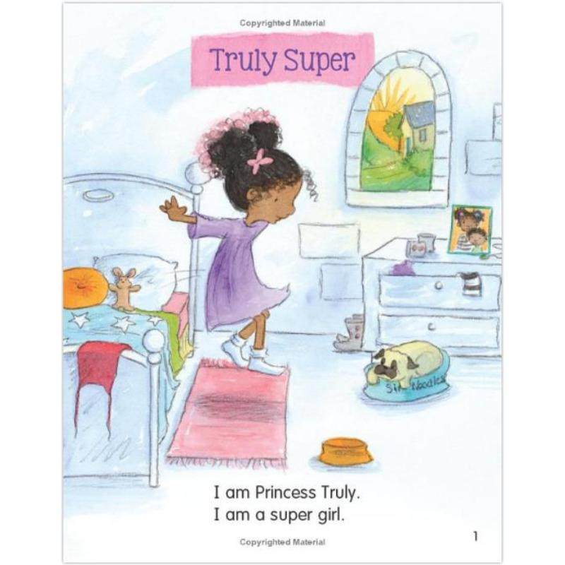 Princess Truly 1 I Am a Super Girl!学乐橡树种子系列公主真的在我心中1儿童初级章节书桥梁书 430L英文原版 ...