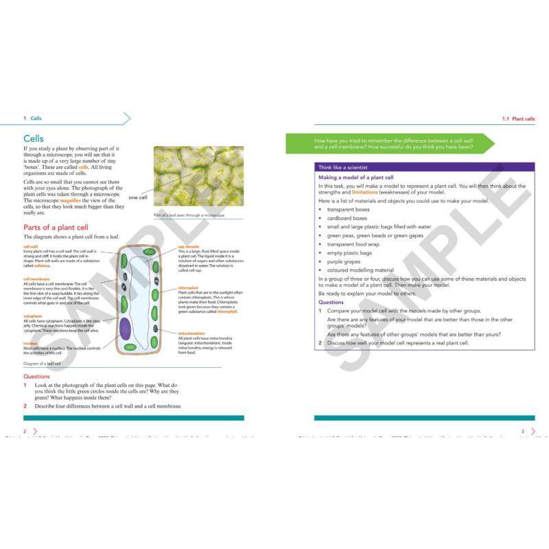 NEW Cambridge Lower Secondary Science Learner's Book 7剑桥初中科学学生书第七册大音_虎窝淘