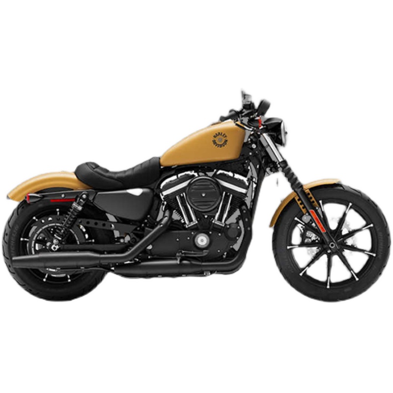 哈雷883n连体座双人座 X48前座连体座改装坐垫 1200连体座一体座_虎窝淘