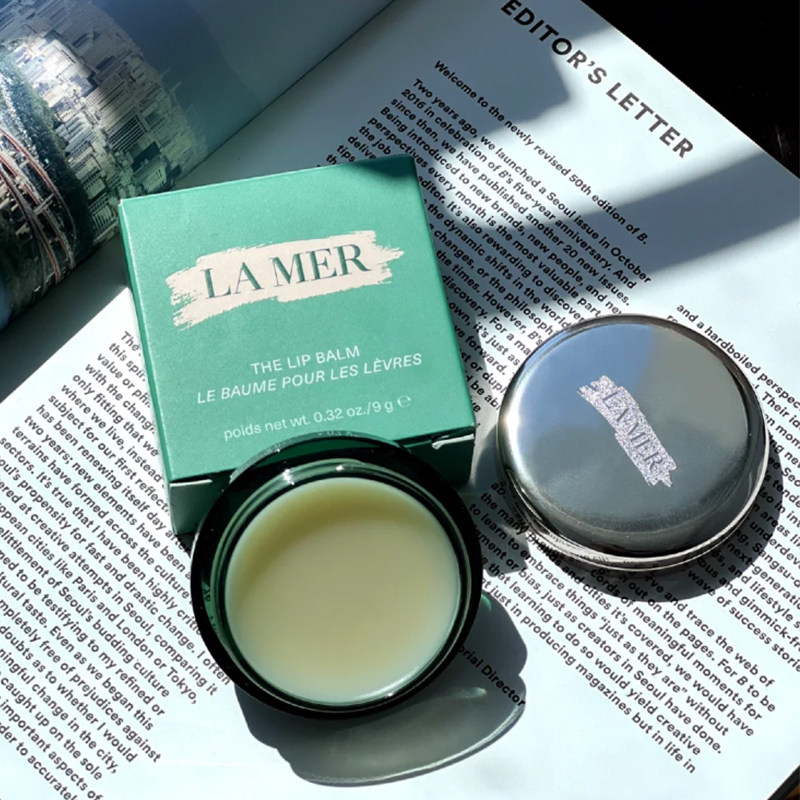 LA MER海蓝之谜润唇膏9g唇蜜滋润保湿修护淡化唇纹去死皮唇膜薄荷_虎窝淘