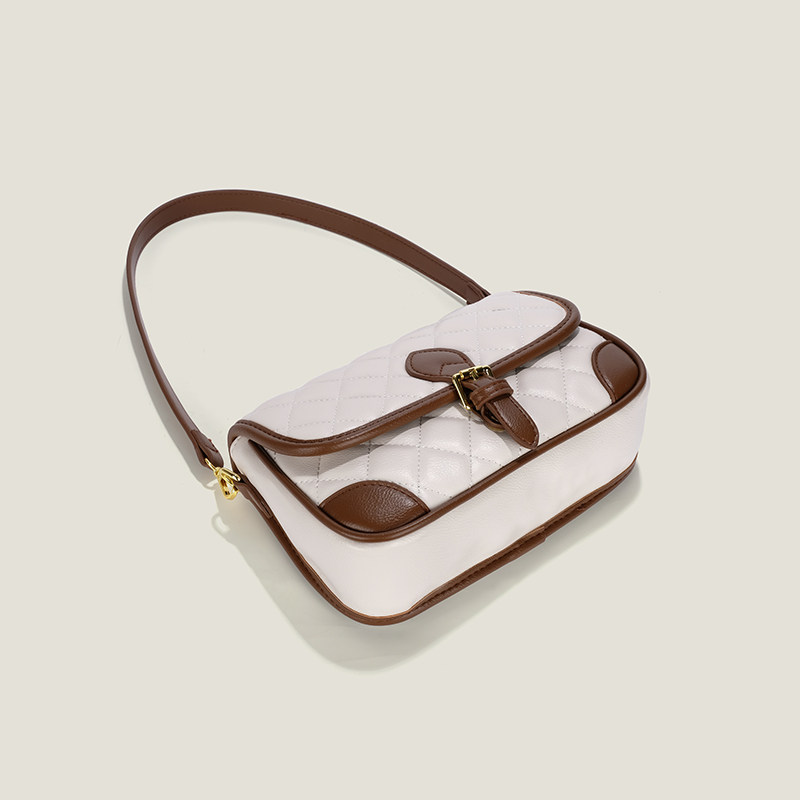 CEEKAY女士包包女2023新款质感轻奢小众设计单肩斜挎宽肩带腋下包_虎窝淘