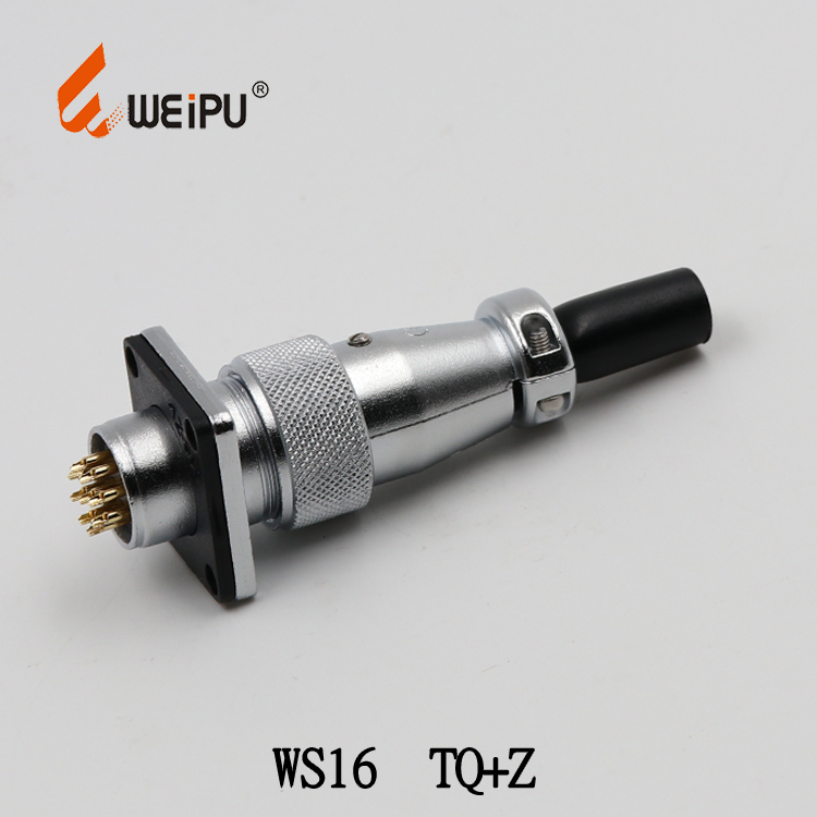 威浦WEIPU航空插头插座WS16-2-3-4-5-7-9-10芯TQ/Z公母接头方座_虎窝淘