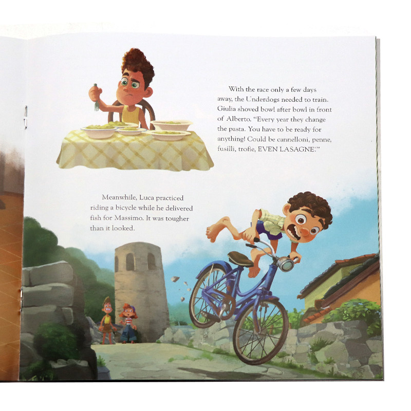 迪士尼卢卡长篇阅读故事书和CD英文原版 Luca Read-Along Storybook and CD皮克斯动画电影儿童启蒙童话寓言平装 ...