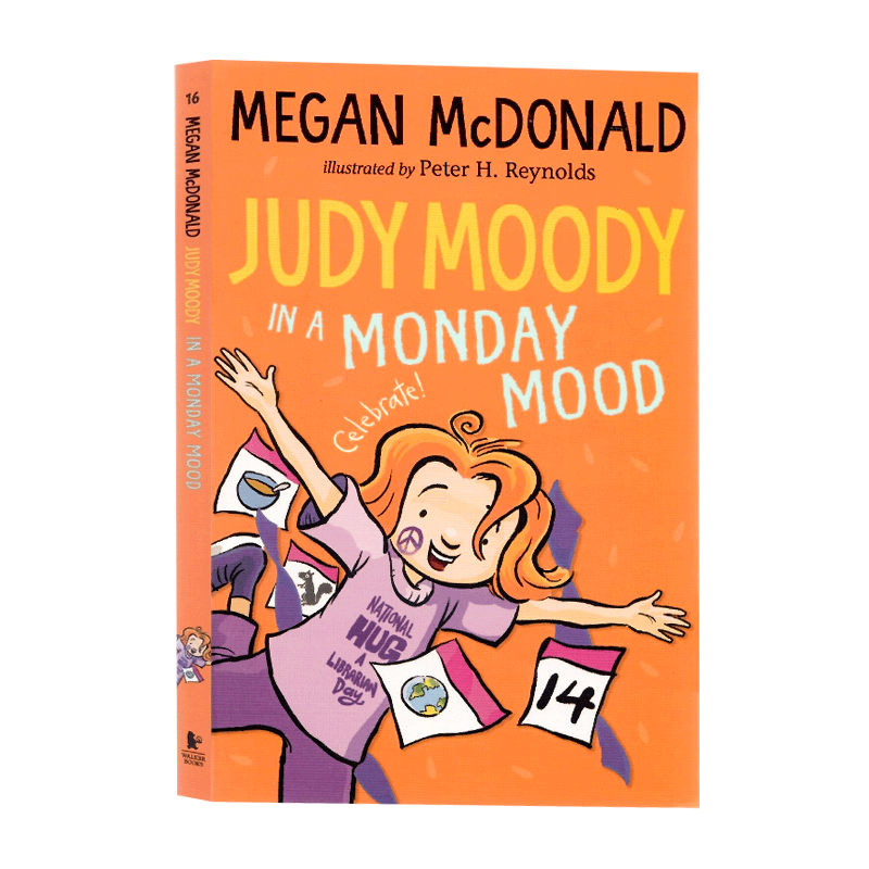 Judy Moody 16册合售稀奇古怪小朱迪英文原版进口图书初级儿童章节桥梁书情商启蒙儿童畅销文学小说书籍 7-12岁Megan McDonald_虎窝淘