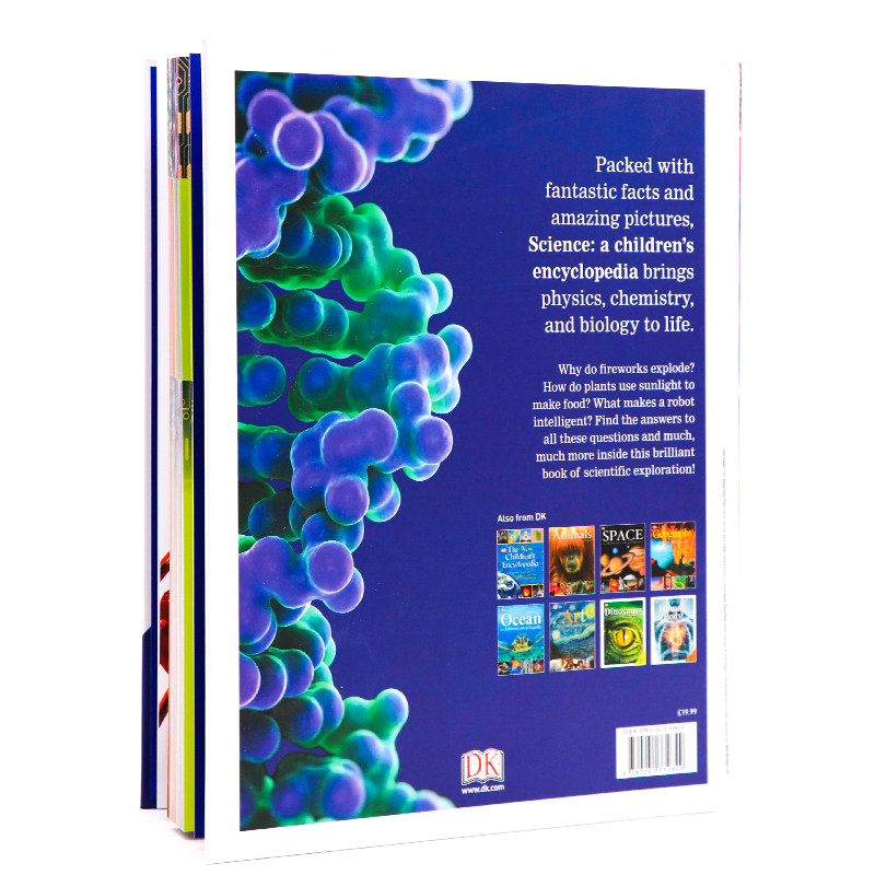 现货DK儿童科学百科全书 Science A Children's Encyclopedia英文原版图解彩色插图物理化学生物启蒙儿童科学科普 ...