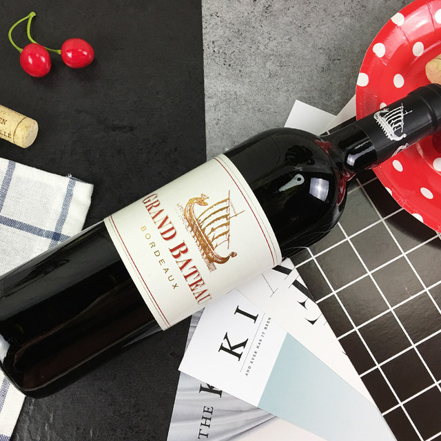 French Dragon Boat Manor Red Wine Starburning Bordeaux AOC original ...