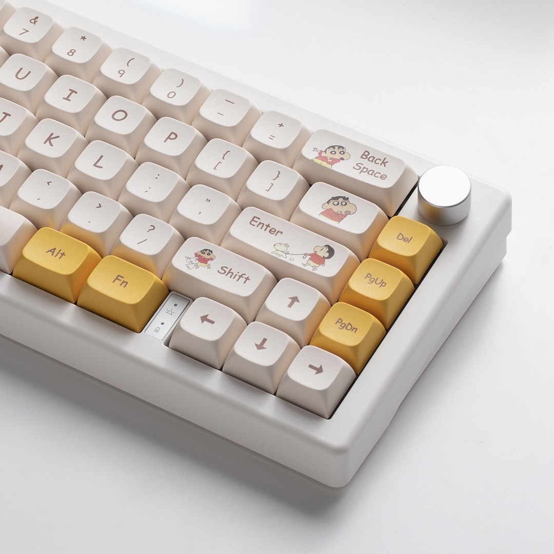 蜡笔小新主题键帽XDA高度PBT热升华适配108 104 980 87 68键配列_虎窝淘