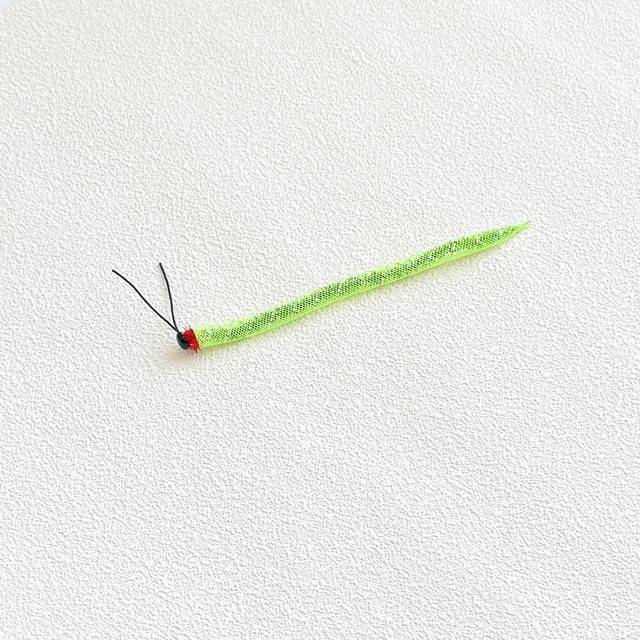 Cat toy DIY green bug caterpillar deformable cat funny stick to play by ...