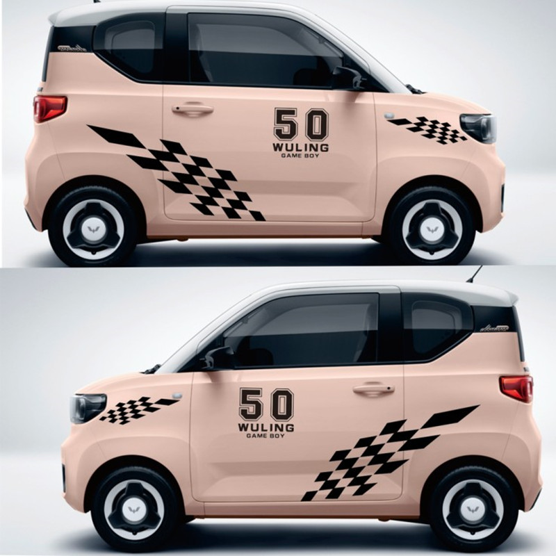 五菱宏光miniev gb车贴个性魔爪子改装饰gameboy车身贴纸拉花贴画_虎窝淘