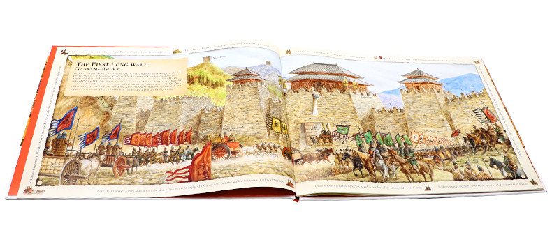 进口英文原版 DK穿越时空的长城 The Great Wall Through Time儿童历史科普百科绘本中国长城2700年历史艺术收藏精装 ...