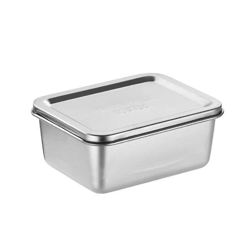 304不锈钢食品留样盒幼儿园学校留样盒食堂厨房留菜盒带盖正方形_虎窝淘