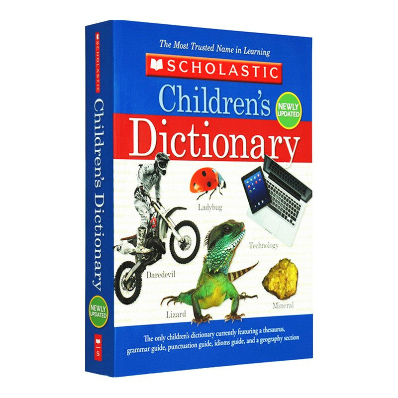 学乐儿童英英字典词典英文原版Scholastic Children's Dictionary儿童英语工具书辞典绘本单词书进口英语教材多功能词典 ...